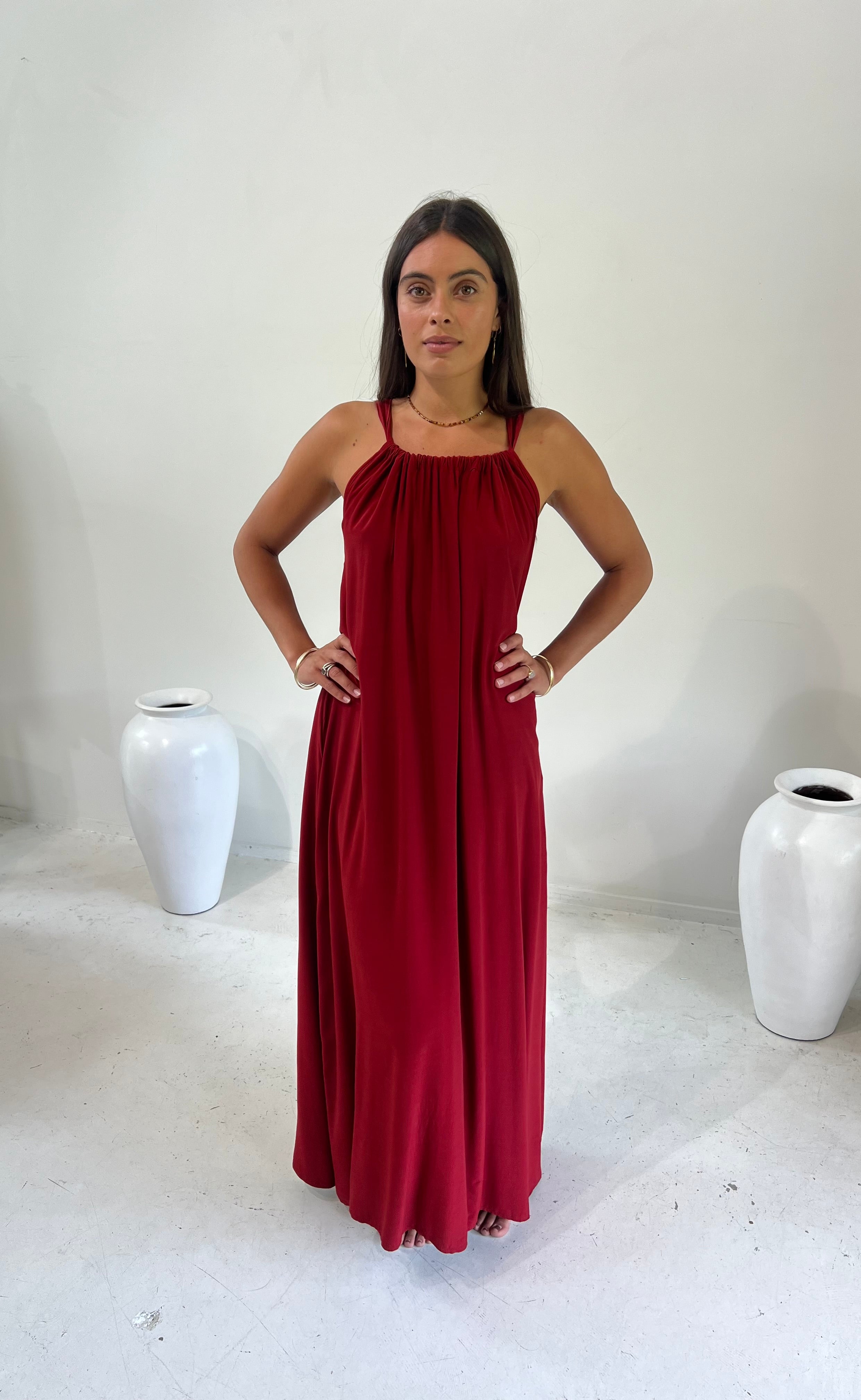 Forever Dress Cherry – Smith & Western